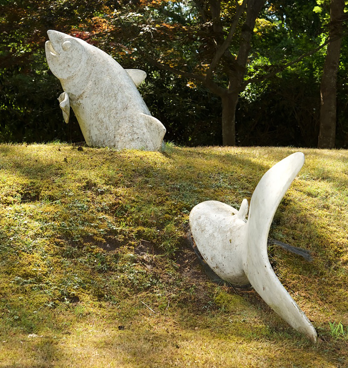 The creator of the leaping lawn fish honored: Meredith Bergmann’s ...