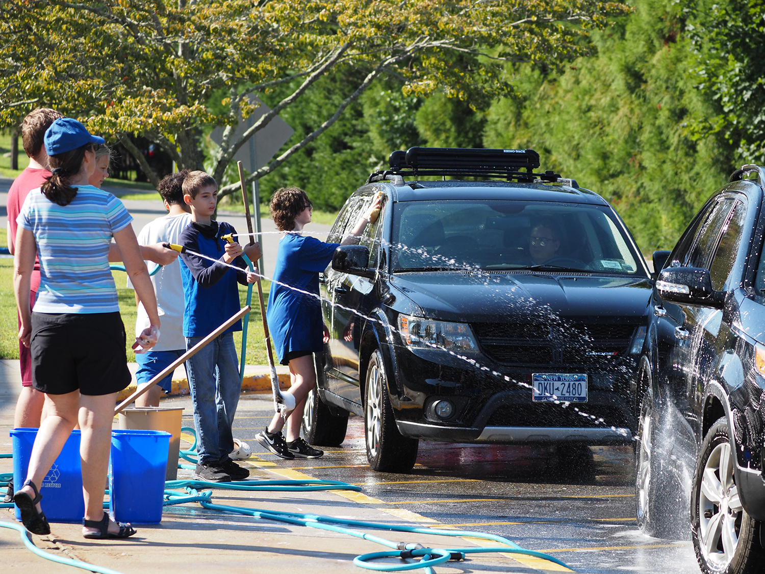 Car wash at Shelter Island School on Saturday: Students working to fund ...