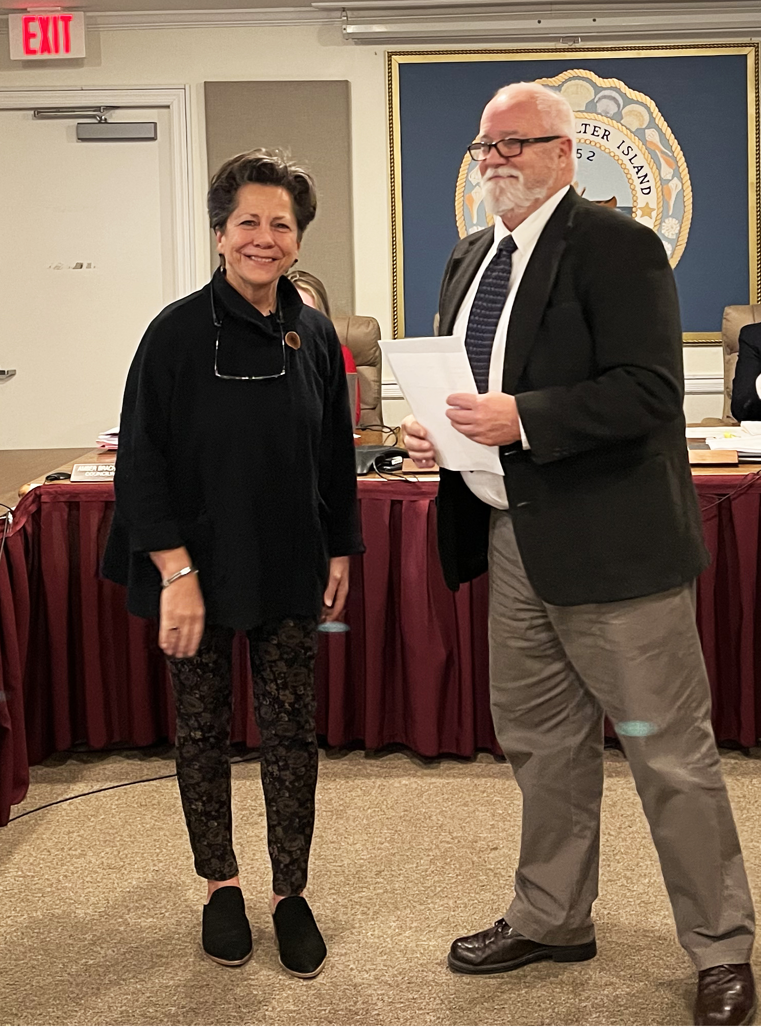 BJ Ianfolla takes her seat on the Town Board - Shelter Island Reporter ...