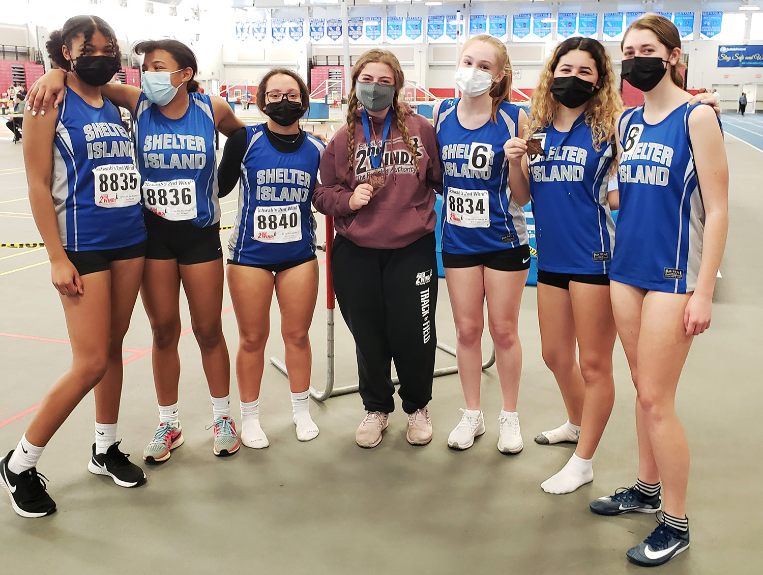 Track teams compete at League Championships: Gulluscio and Napoles come ...