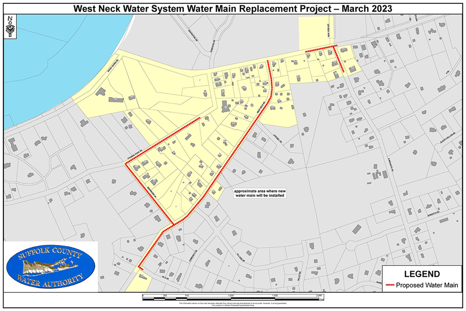 West Neck Water Main to be replaced starting Tuesday: Water Authority ...