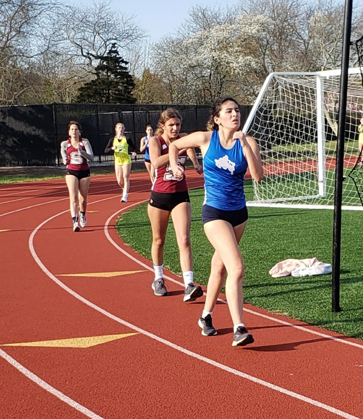 Girls track team shines against Southampton: Set two school records ...