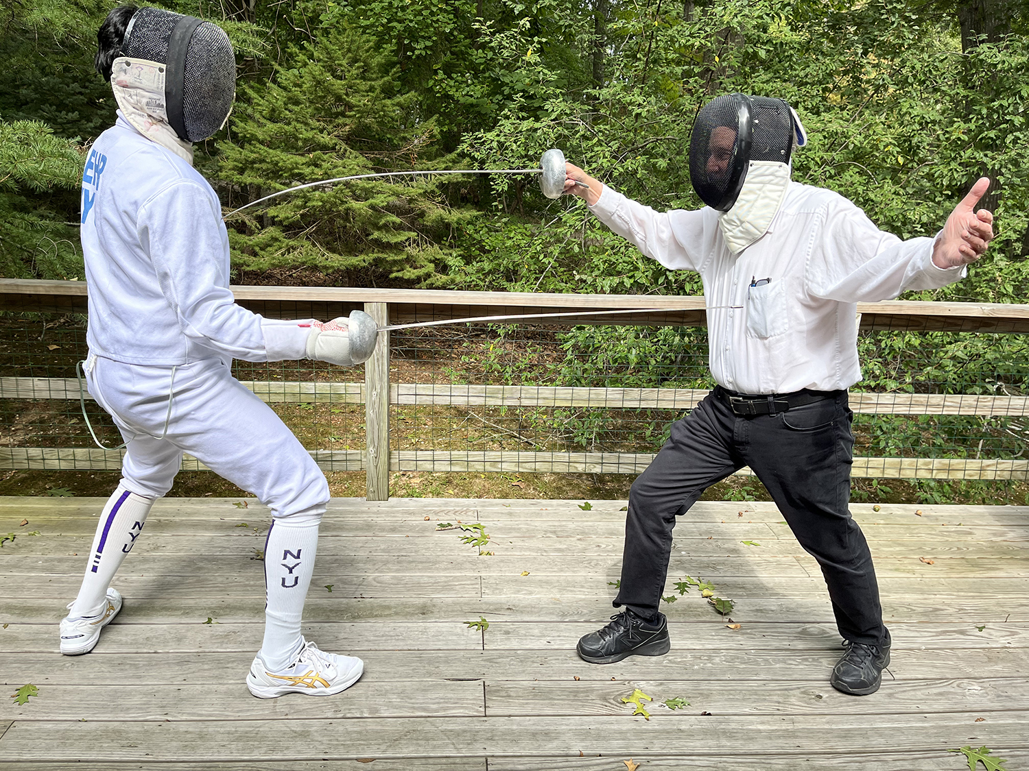 Daily Update: The Reporter gets a lesson in fencing; 'Over the Hill ...