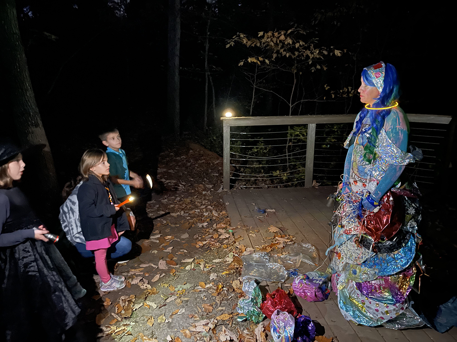 Trekking through the Halloween Trail — Mashomack welcomes nighttime ...