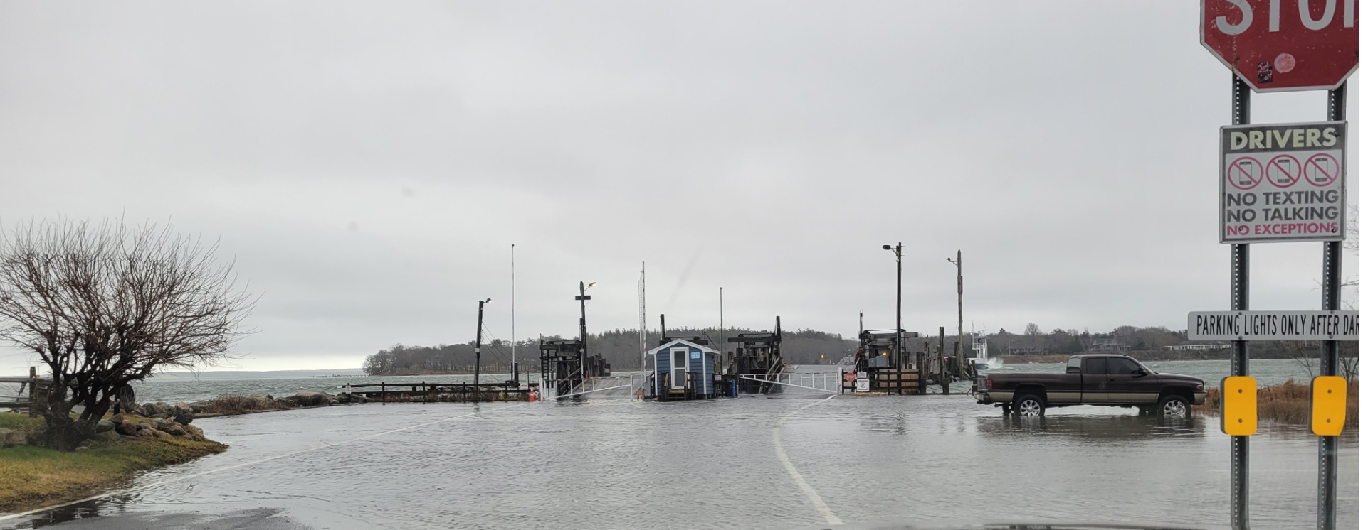 Flooding on some Shelter Island roads as high tide approaches - Shelter ...