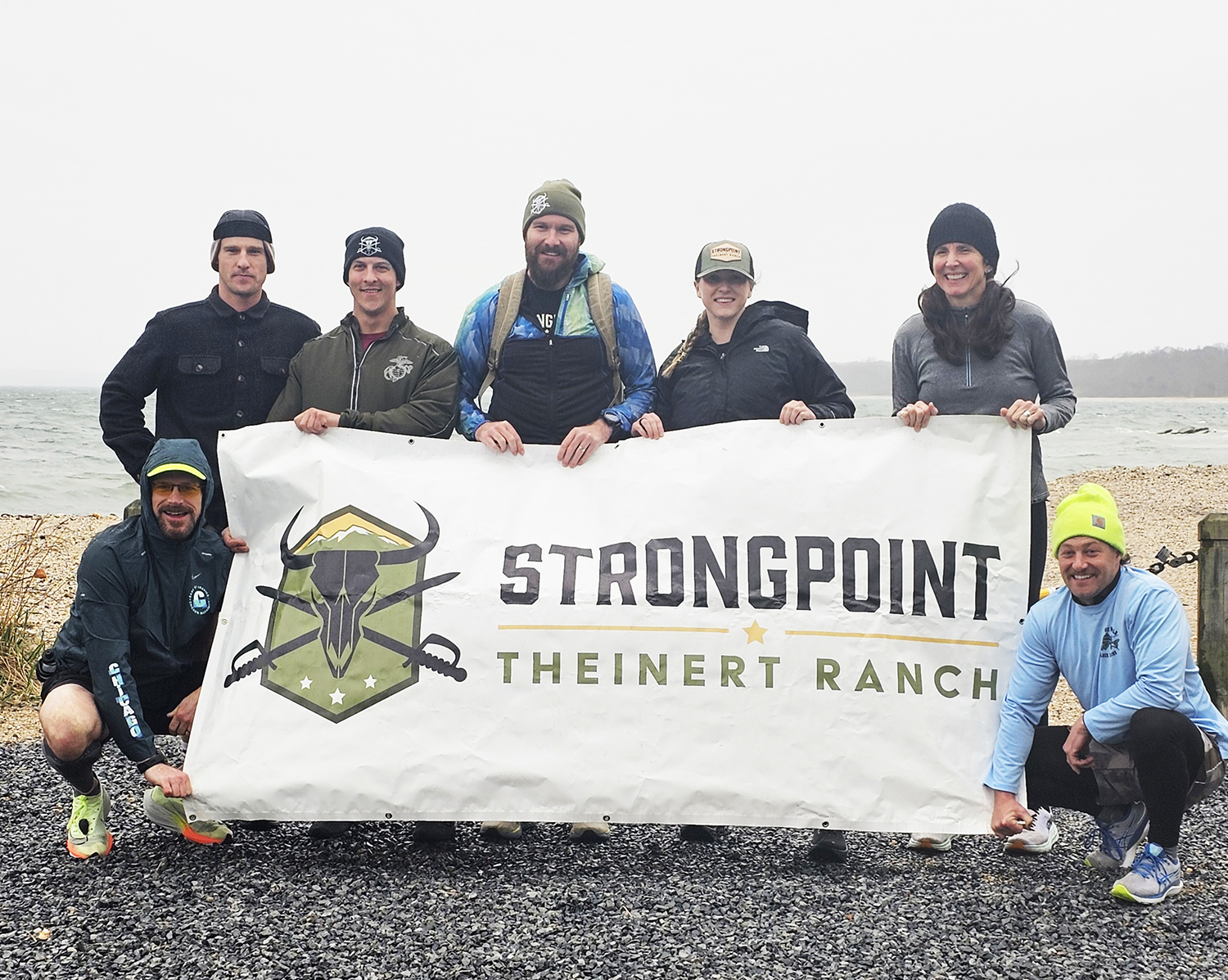 Running in the Shelter Island rain for a great cause: Strongpoint Ranch ...