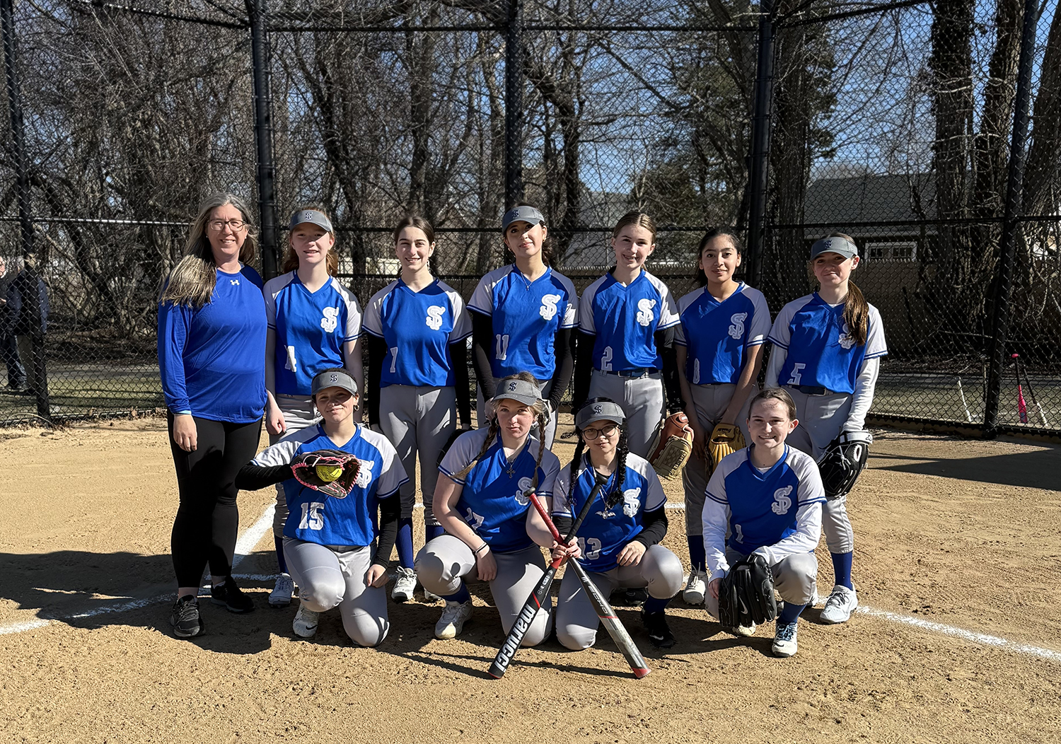 School softball team wins big in home opener: Defeats cross-bay rival ...