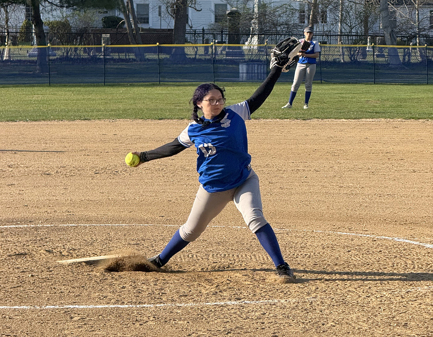 Softball on a perfect spring day: Shelter Islanders host Smithtown ...