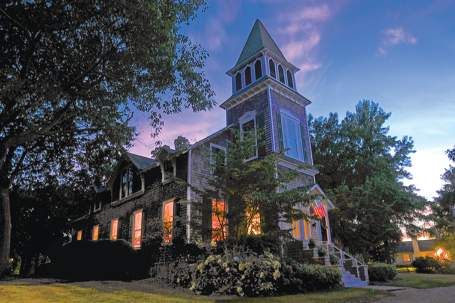 The Windows of Shelter Island’s Union Chapel in the Grove: A shining ...