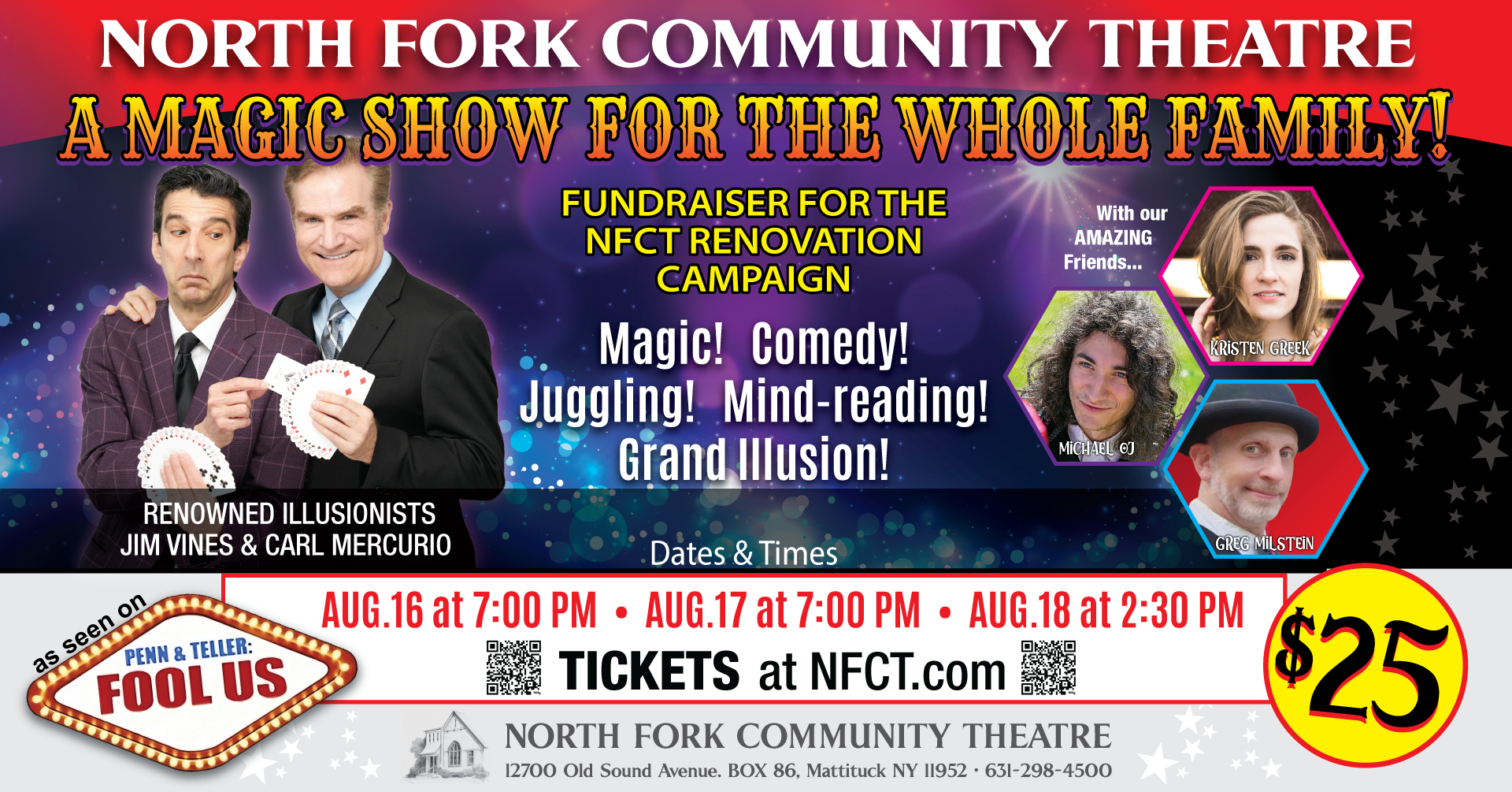 Family Magic Show at North Fork Community Theatre - Northforker