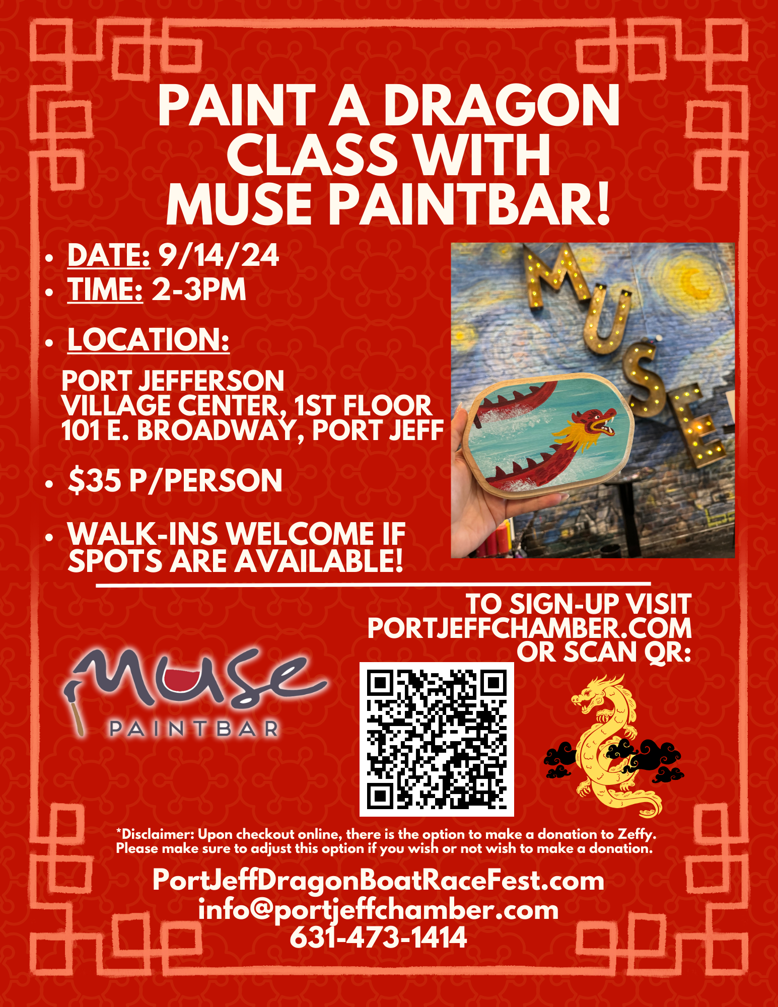 Paint A Dragon Class with Muse Paintbar! - Northforker