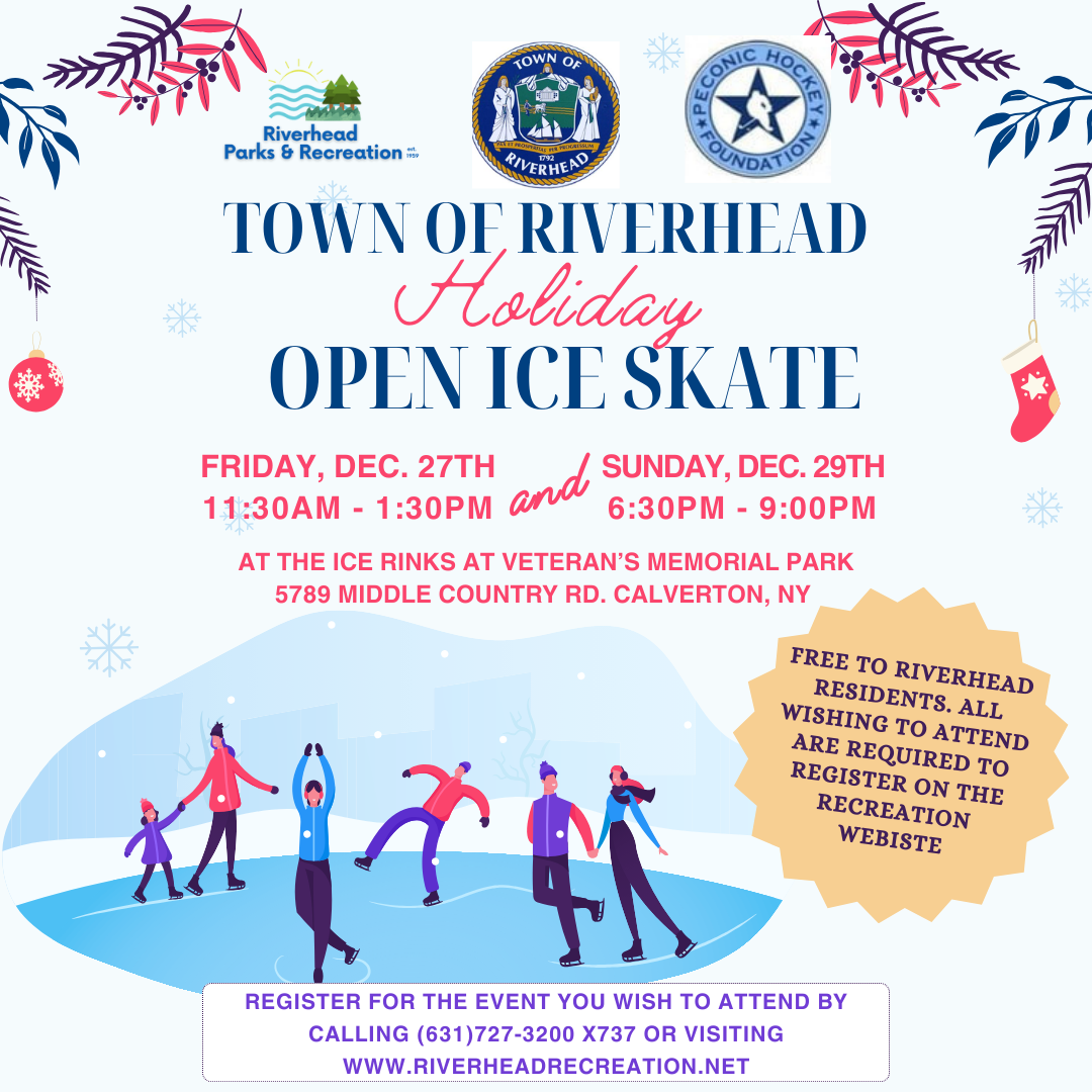 Town of Riverhead, Holiday Open Skate - Northforker