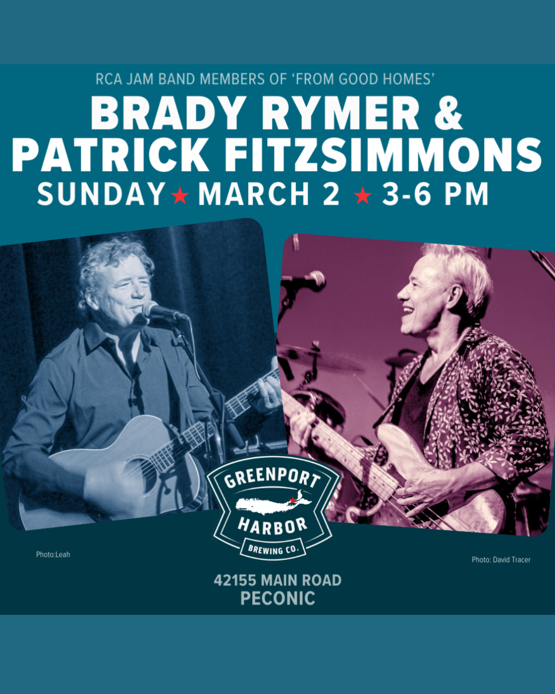 BRADY RYMER & PATRICK FITZSIMMONS PERFORM AT GREENPORT HARBOR BREWING ...