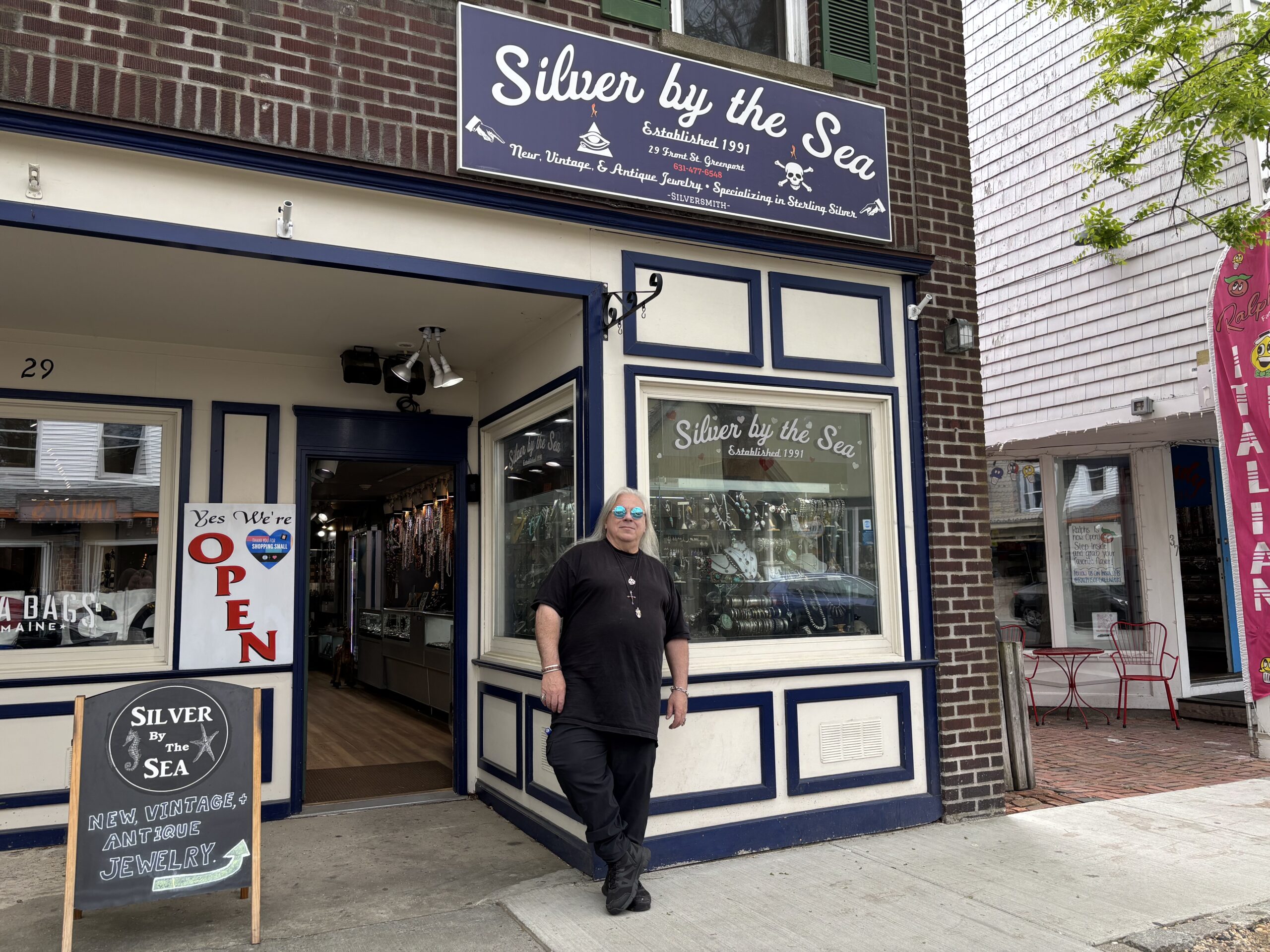 How a touring musician became Greenport's silver salesman