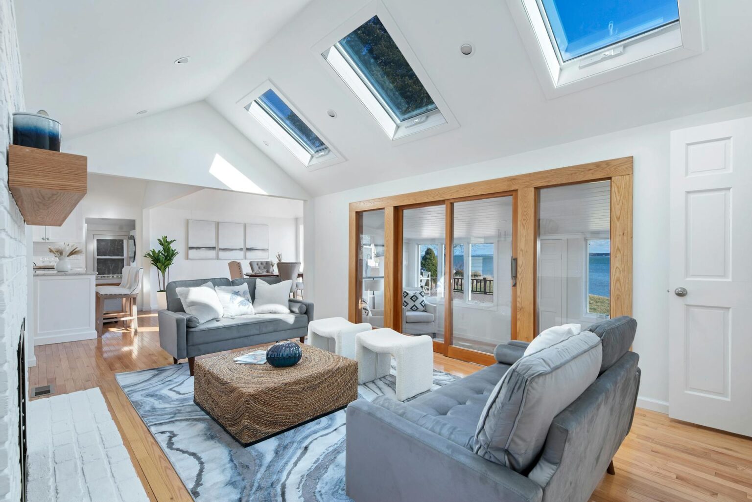 North Fork Dream Home: well-lighted and waterfront views on the Peconic Bay