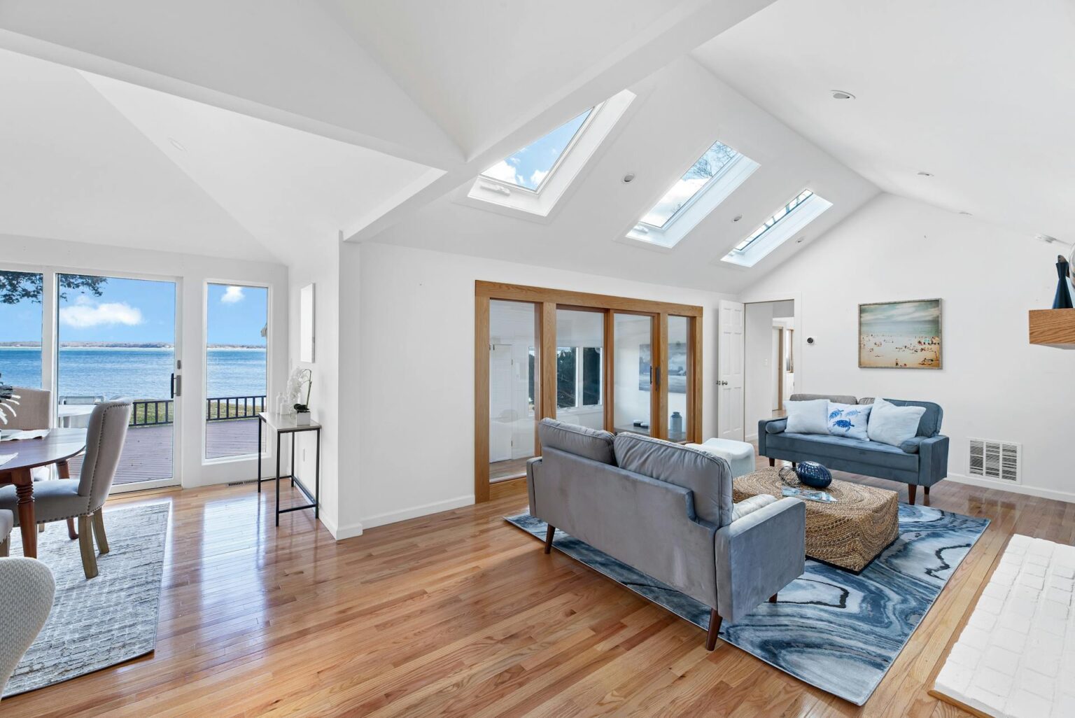 North Fork Dream Home: well-lighted and waterfront views on the Peconic Bay