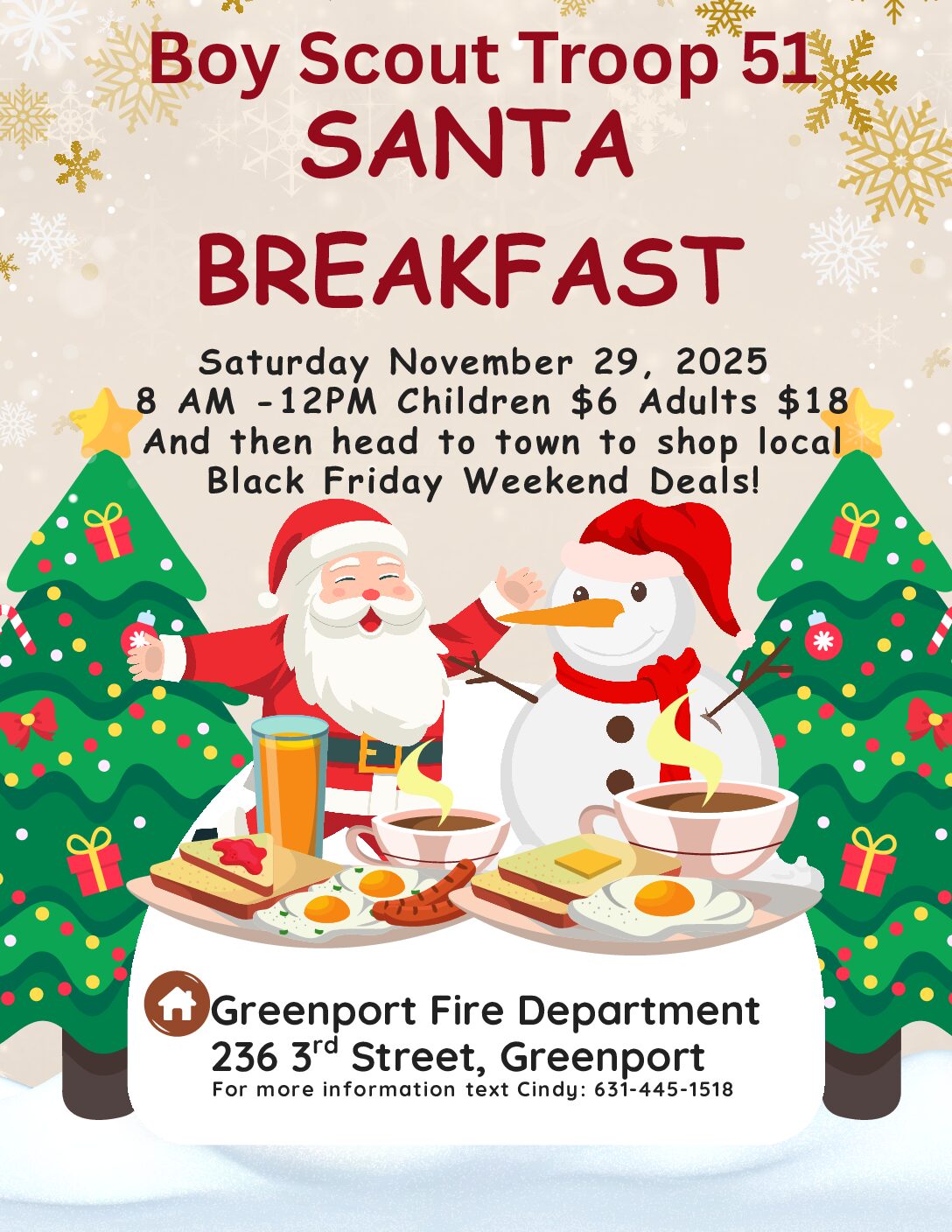 Santa Breakfast hosted by Greenport Boy Scouts - Northforker