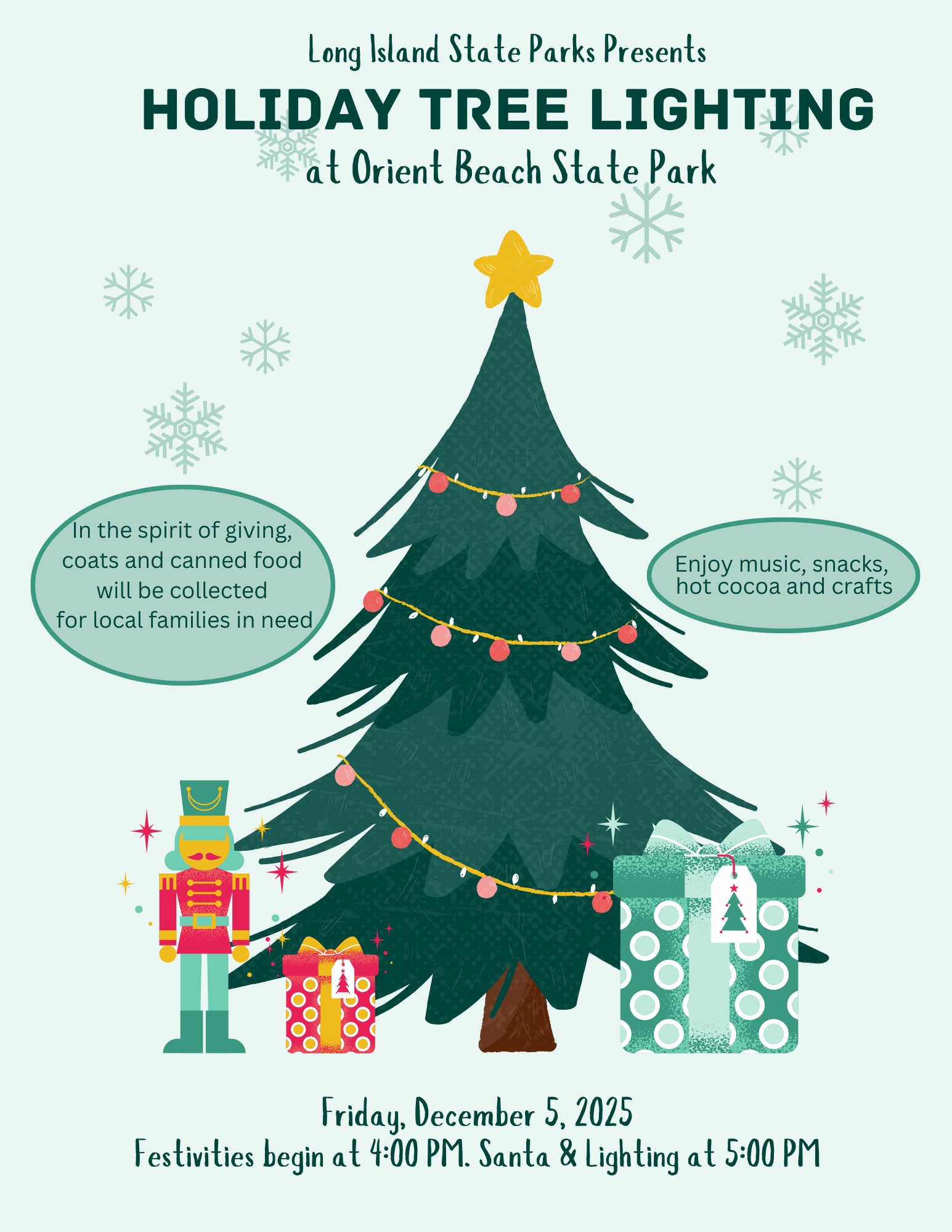 Annual Tree Lighting at Orient Beach State Park - Northforker