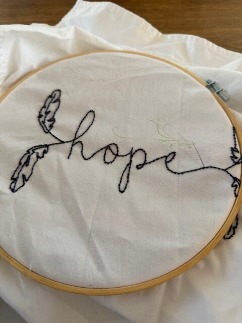 Embroidering change at The Bellwether