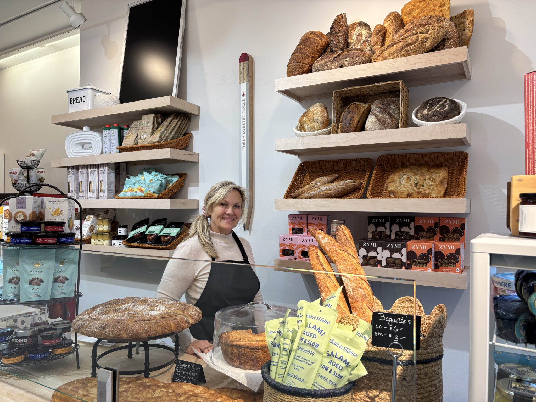 Fine art and fancy loaves in a new Greenport gallery café