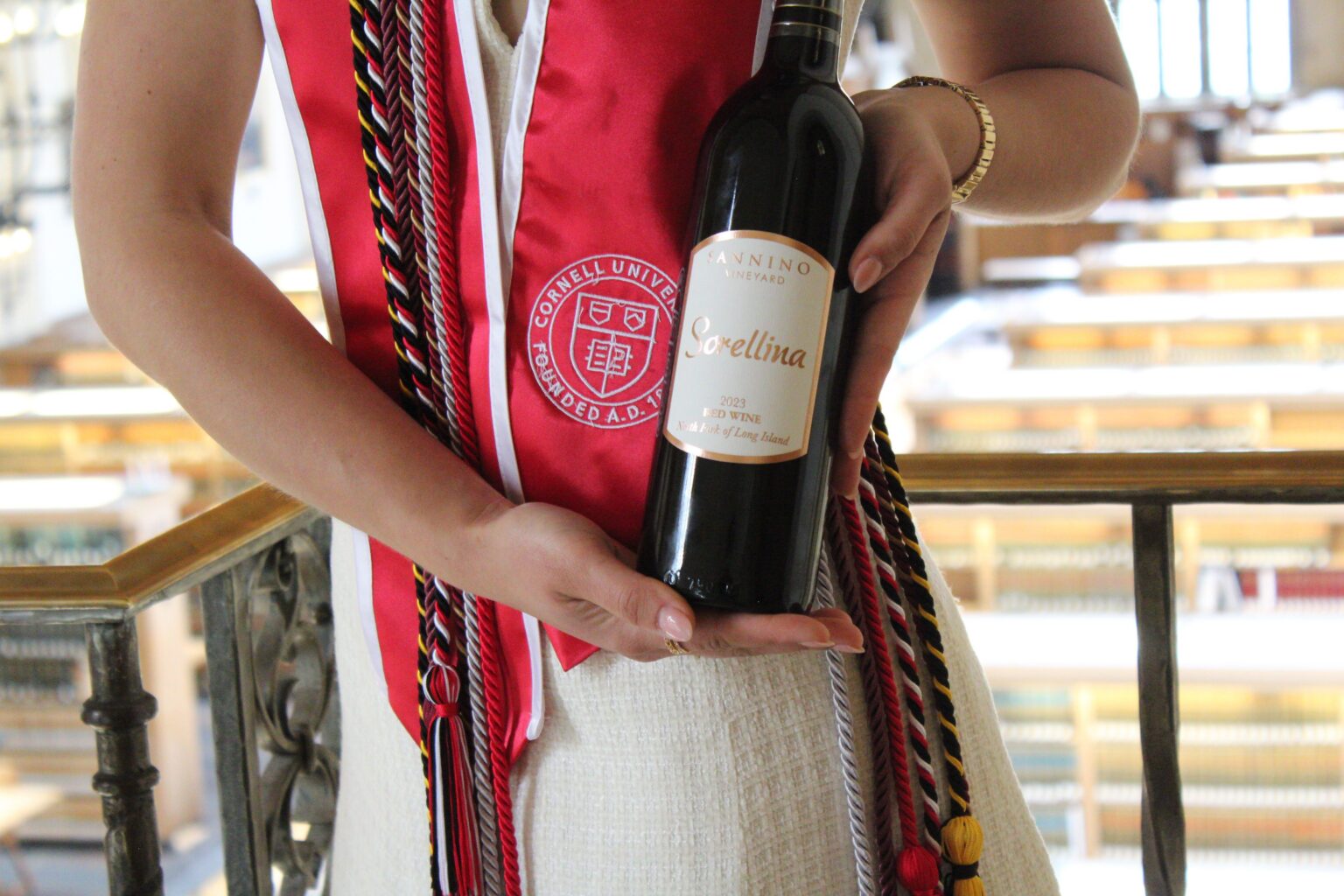 The little sister's signature blend at Sannino Vineyard